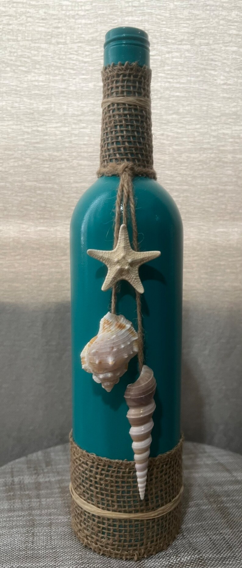 Sea Shell Wine Bottle - Etsy