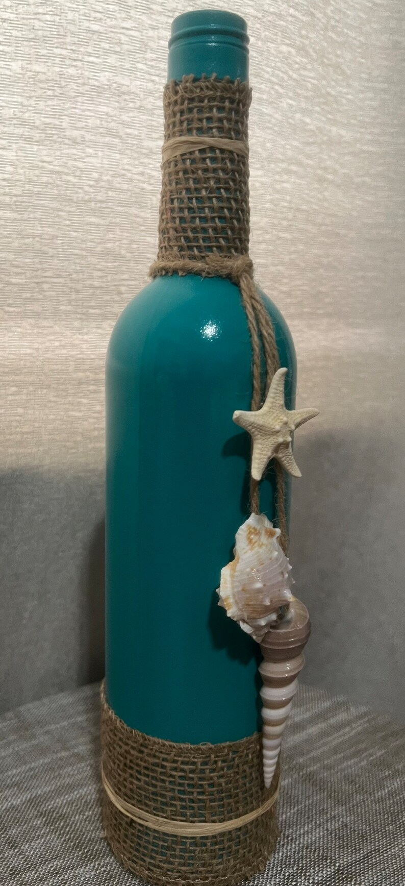 Sea Shell Wine Bottle - Etsy