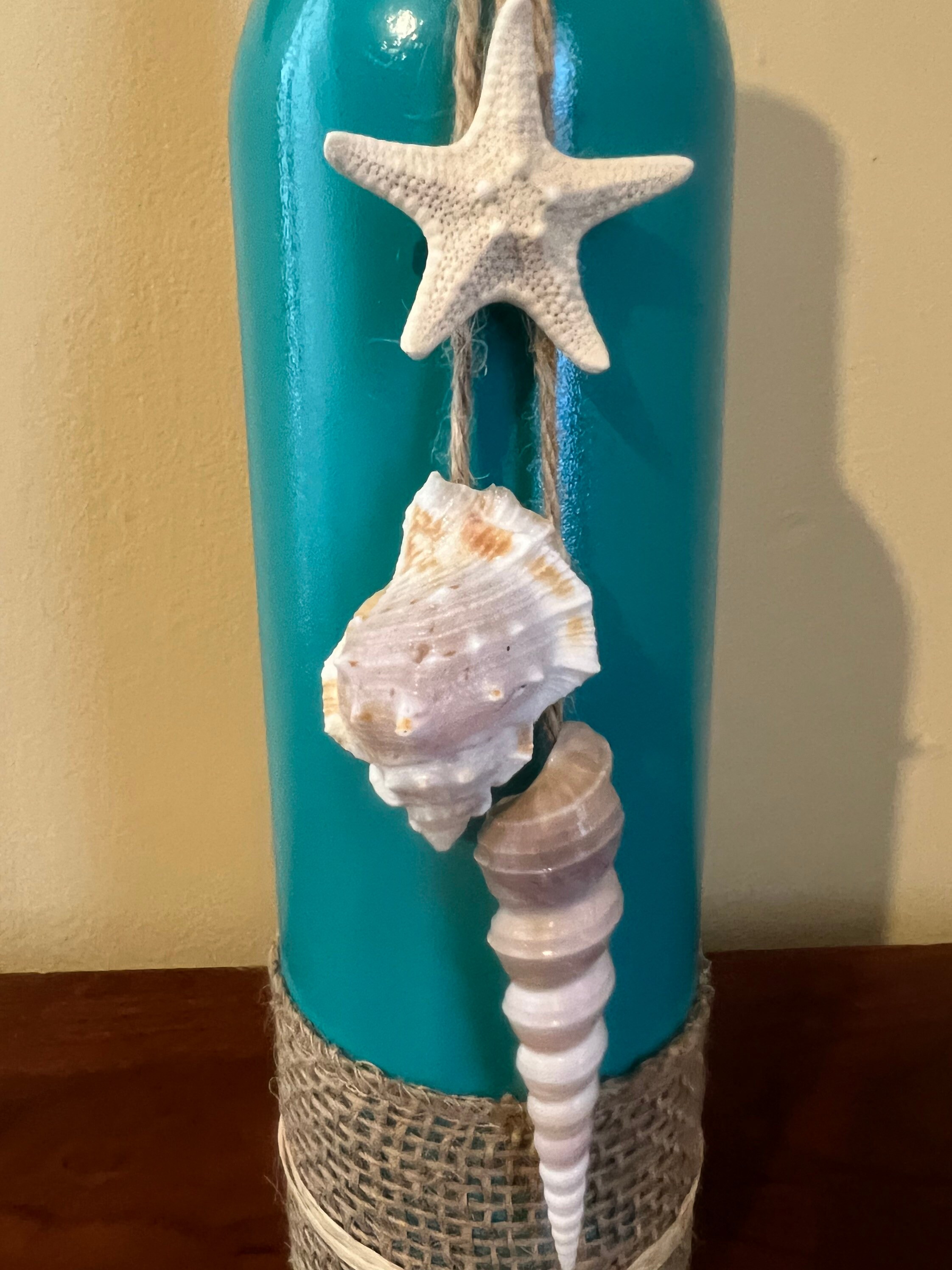 Sea Shell Wine Bottle - Etsy