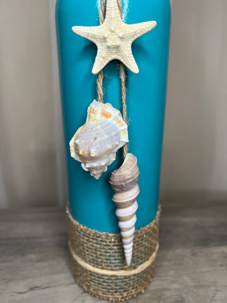 Sea Shell Wine Bottle - Etsy