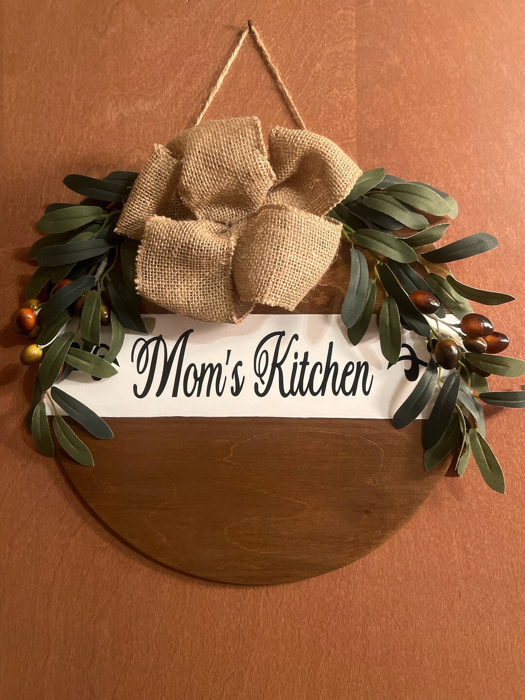 Wooden “mom’s Kitchen” Sign - Etsy