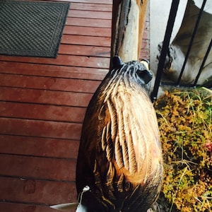 Chainsaw Carved Rail Bear - Etsy