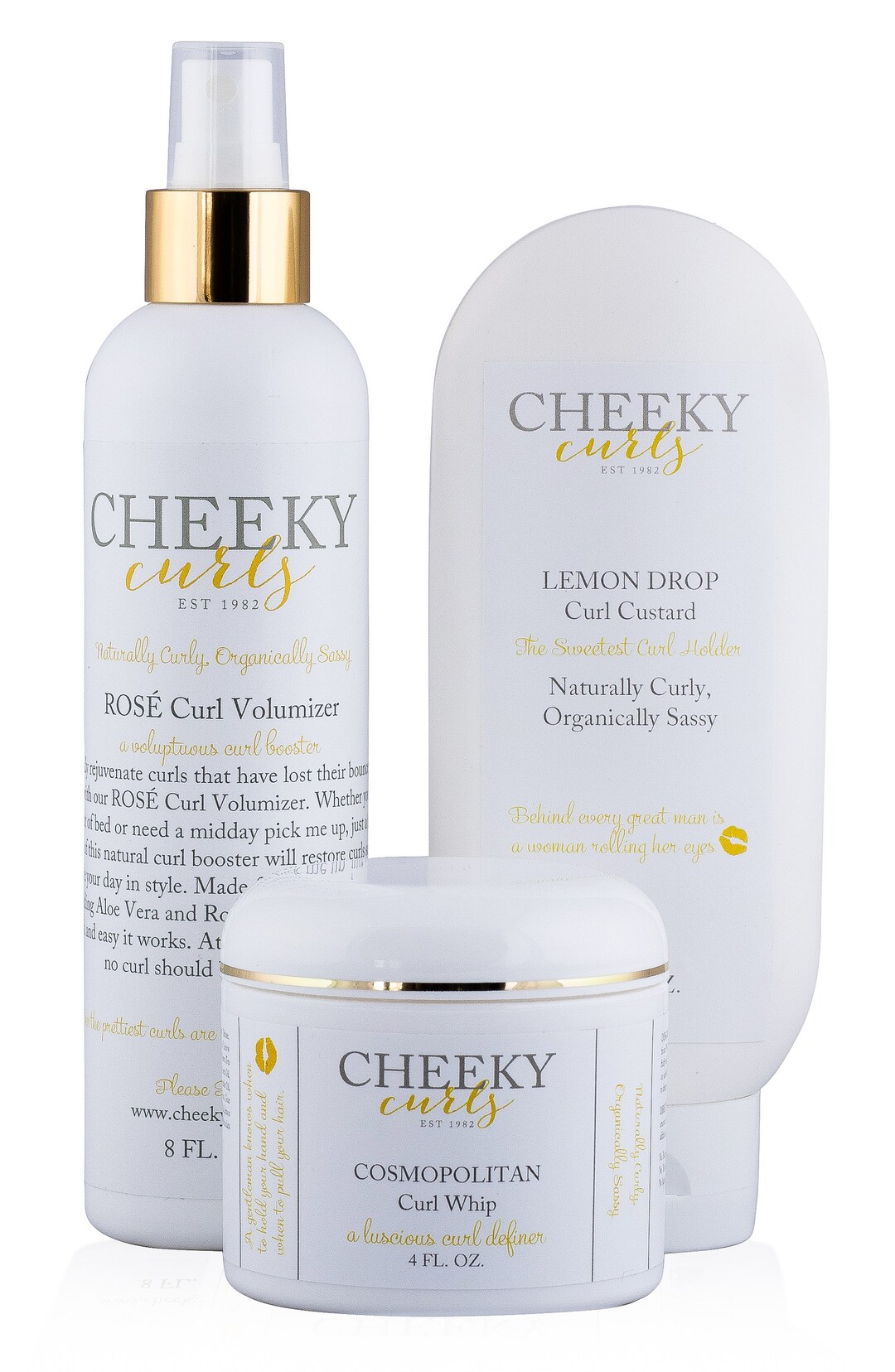 Cheeky Curls Full Size Set - 3 PRODUCTS - Natural Hair Products, Set ...