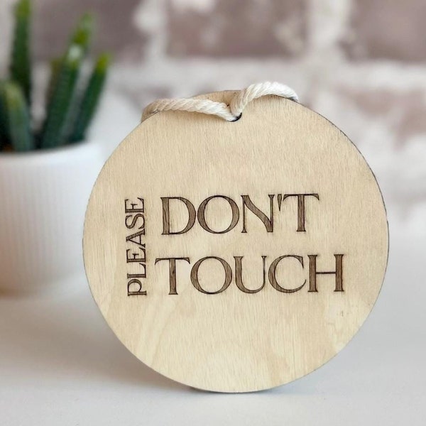 Please Do Not Touch Sign - Etsy UK