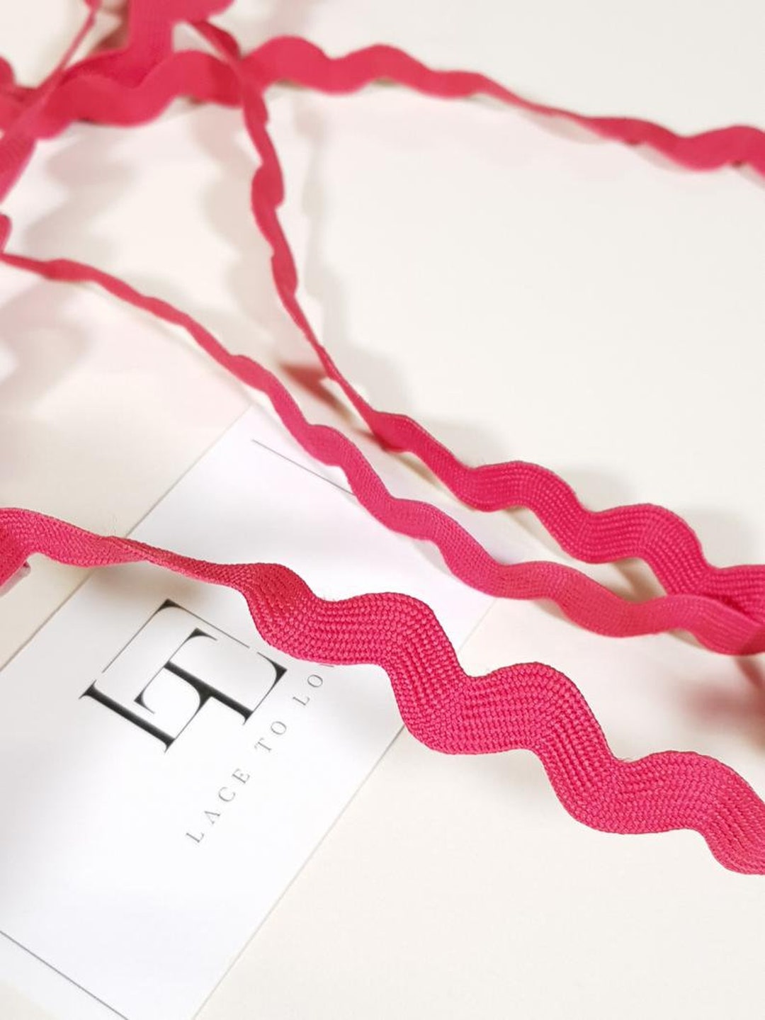Pink Jumbo Rick Rack Ribbon Trim: 0.8 Inch Wide, Sold by the Yard - Etsy