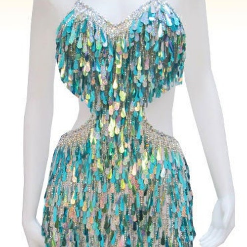 Salsa Dress Echala Salsita Latin Ballroom Dancesport Outfit - Etsy