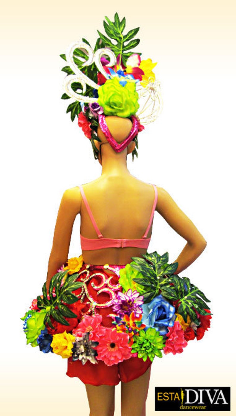 Flower Costume Set Robe Fleur Fairy Tale Outfit Carnival - Etsy