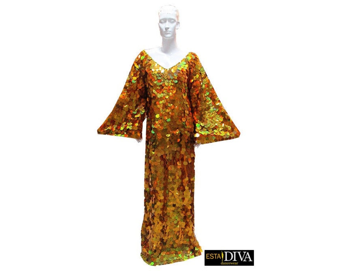Jumbo Sequin Dress Show Diva Cabaret Wing Drag Queen Outfit - Etsy