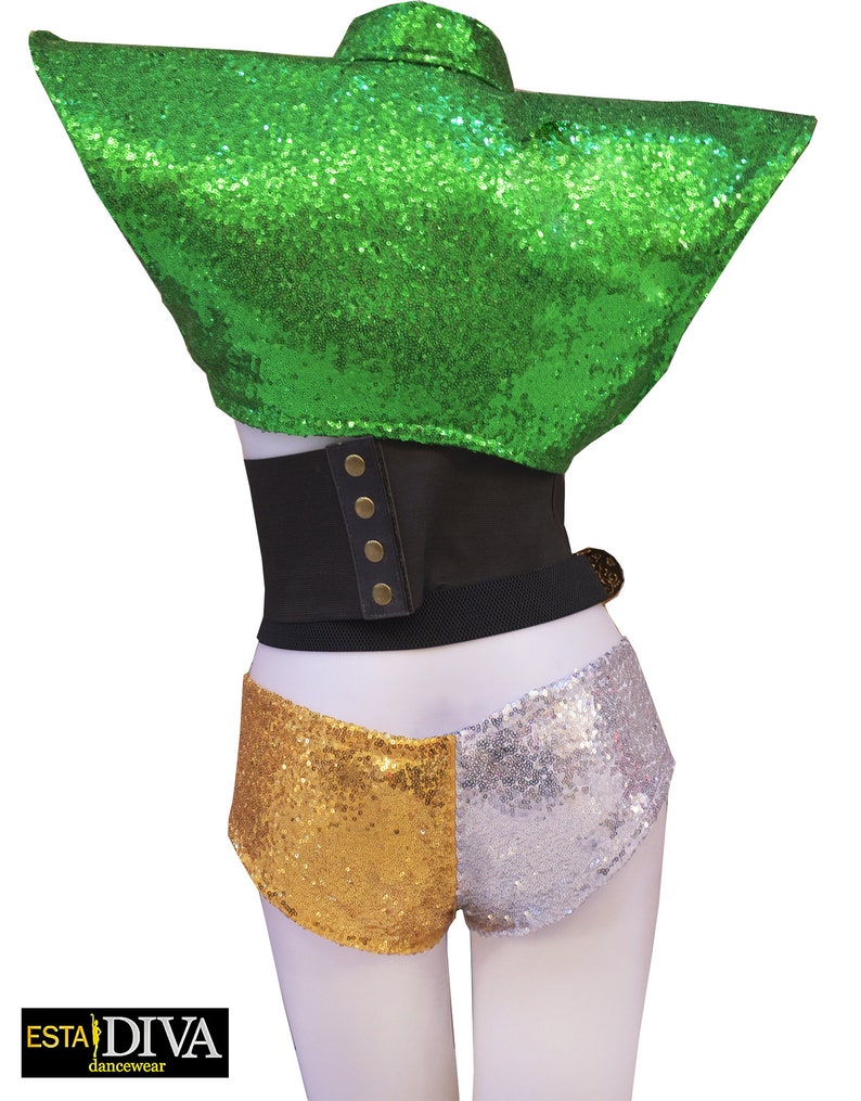 Diva Singer Outfit Abito Palco Leroso Burlesque Costume Sequin | Etsy