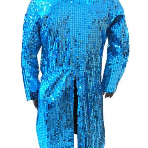 Sequin Tailcoat Marsina Paillette Glitter Sparkle Show Jacket Coat Suit ...