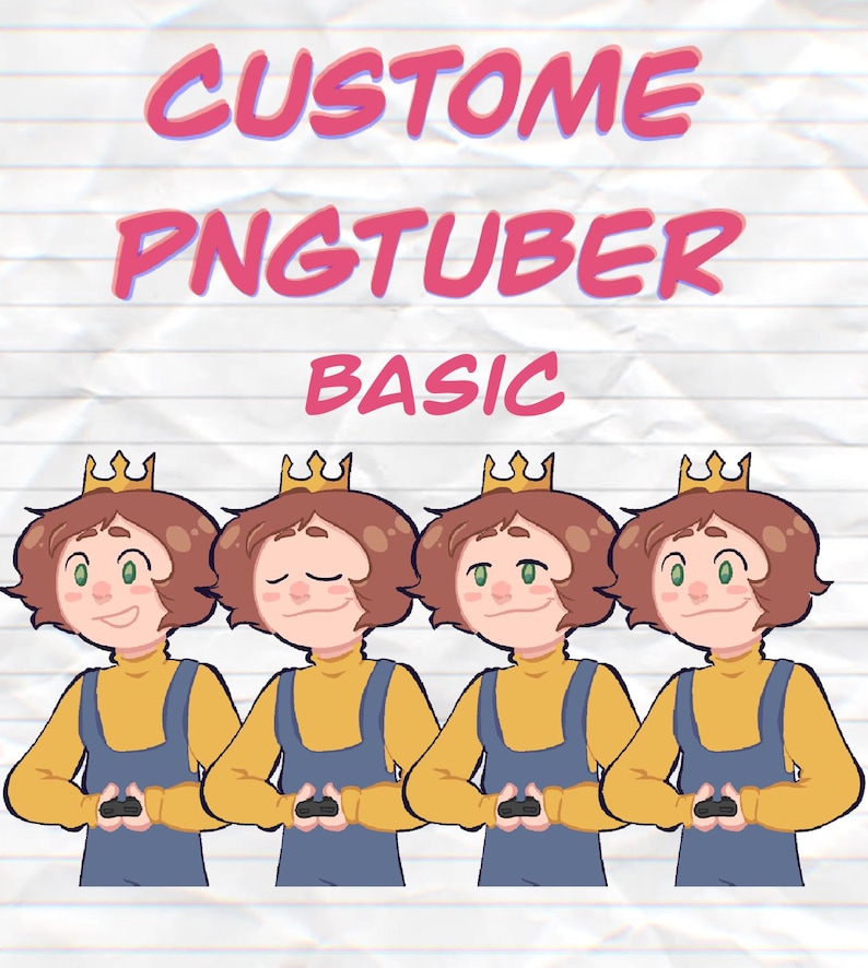 Custom Pngtuber Basic Model - Etsy