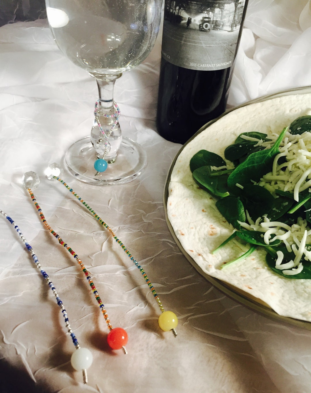 Beaded Stemware Wrap - Etsy