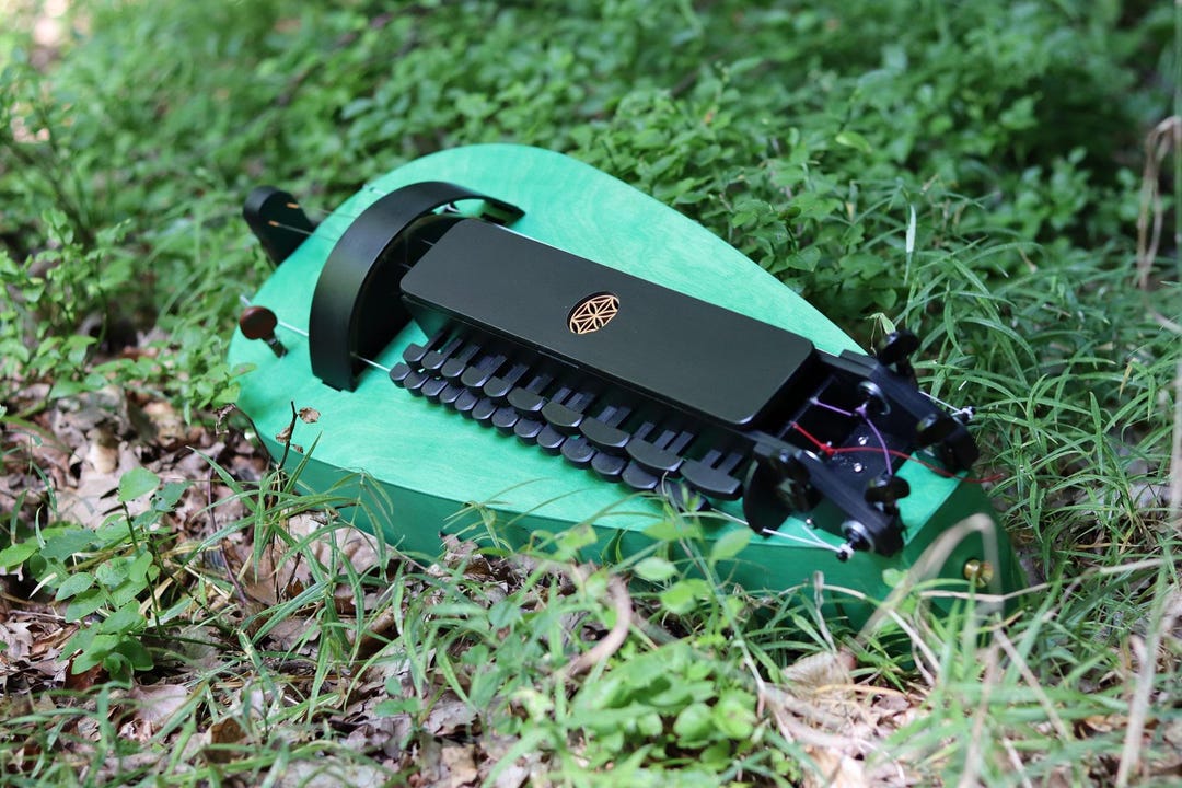 NEW STANDARD MODEL! Vibrant Green Tear Shaped Hurdy Gurdy - With a ...