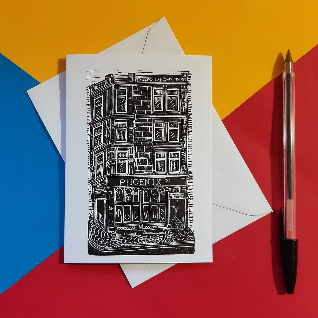 The Phoenix Greetings Card. The Phoenix Bar. Nethergate. Dundee ...