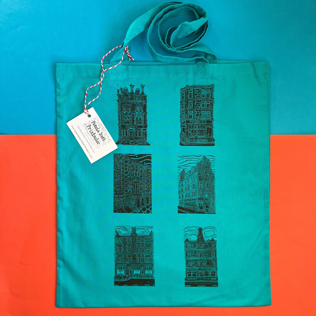 Westend Pubs Tote Bag by Pamela Scott. Dundee Pubs. Groucho's. the ...