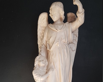 Plaster Angel Statue - Etsy