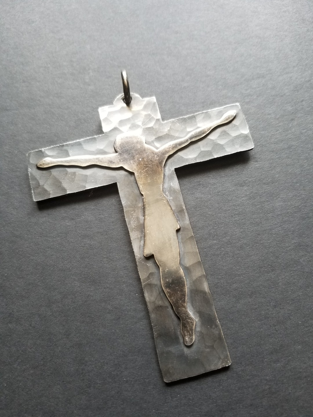 Hammered Metal First Holy Communion Cross. Jean Després - Etsy