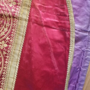 Antique Catholic Priest's Red Chasuble. Gold Trim. Christogram IHS ...