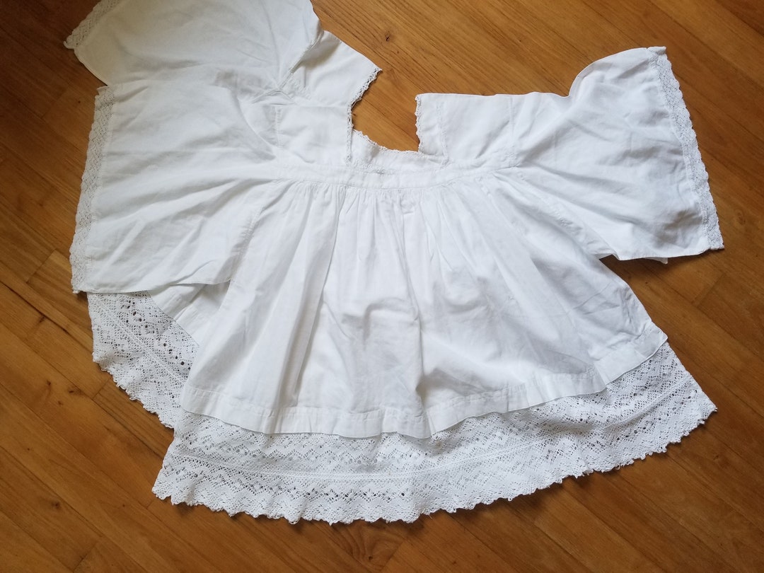 Vintage Altar Boy Surplice. Lace Edges. Catholic Liturgical Vestment. 2 ...