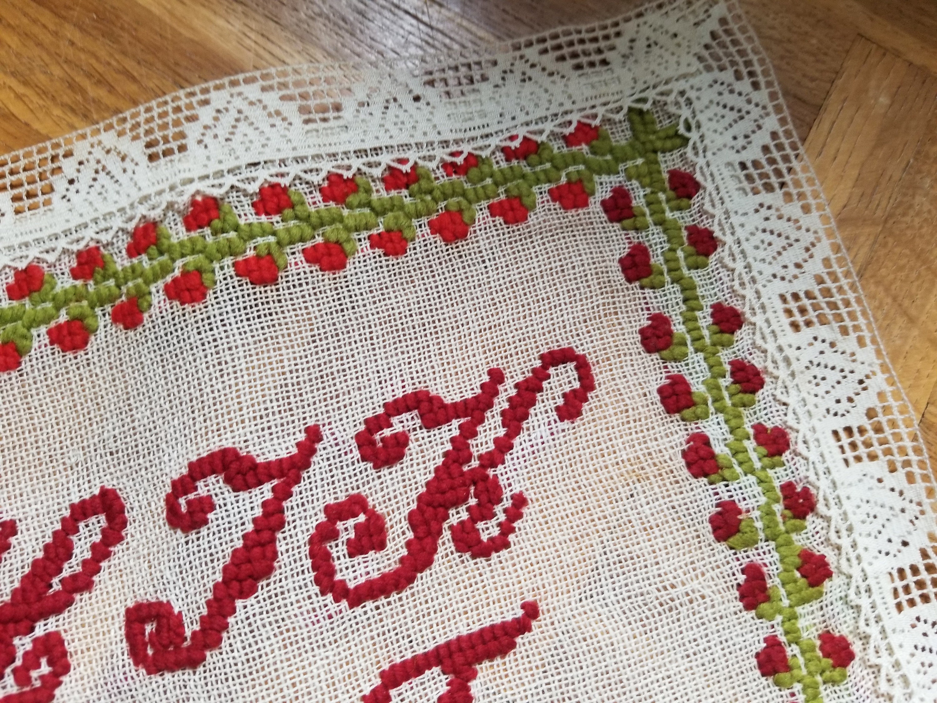 Antique French Cross Stitch / Sampler - Etsy