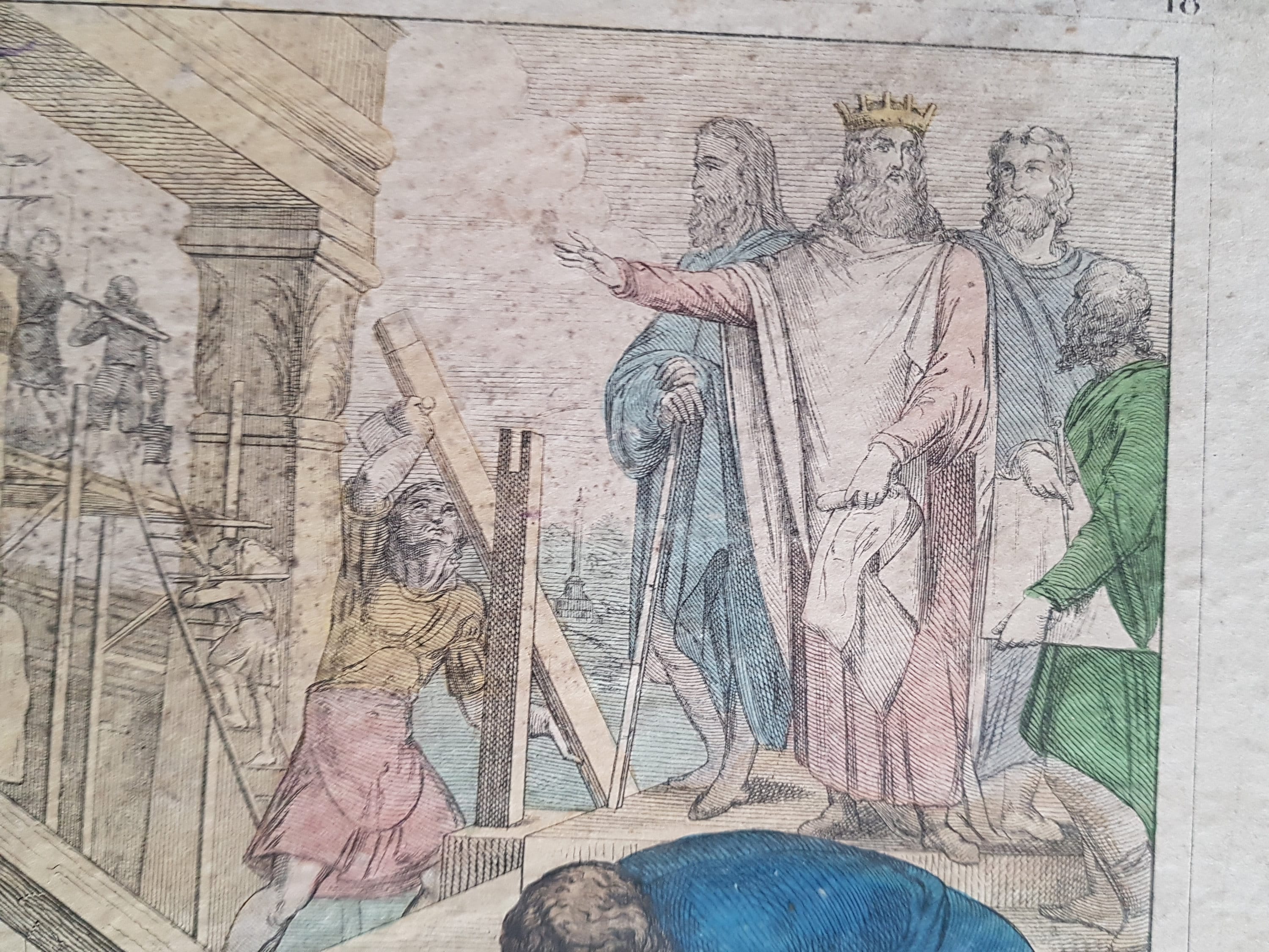 Antique Bible illustration / educational board Old Testament. | Etsy