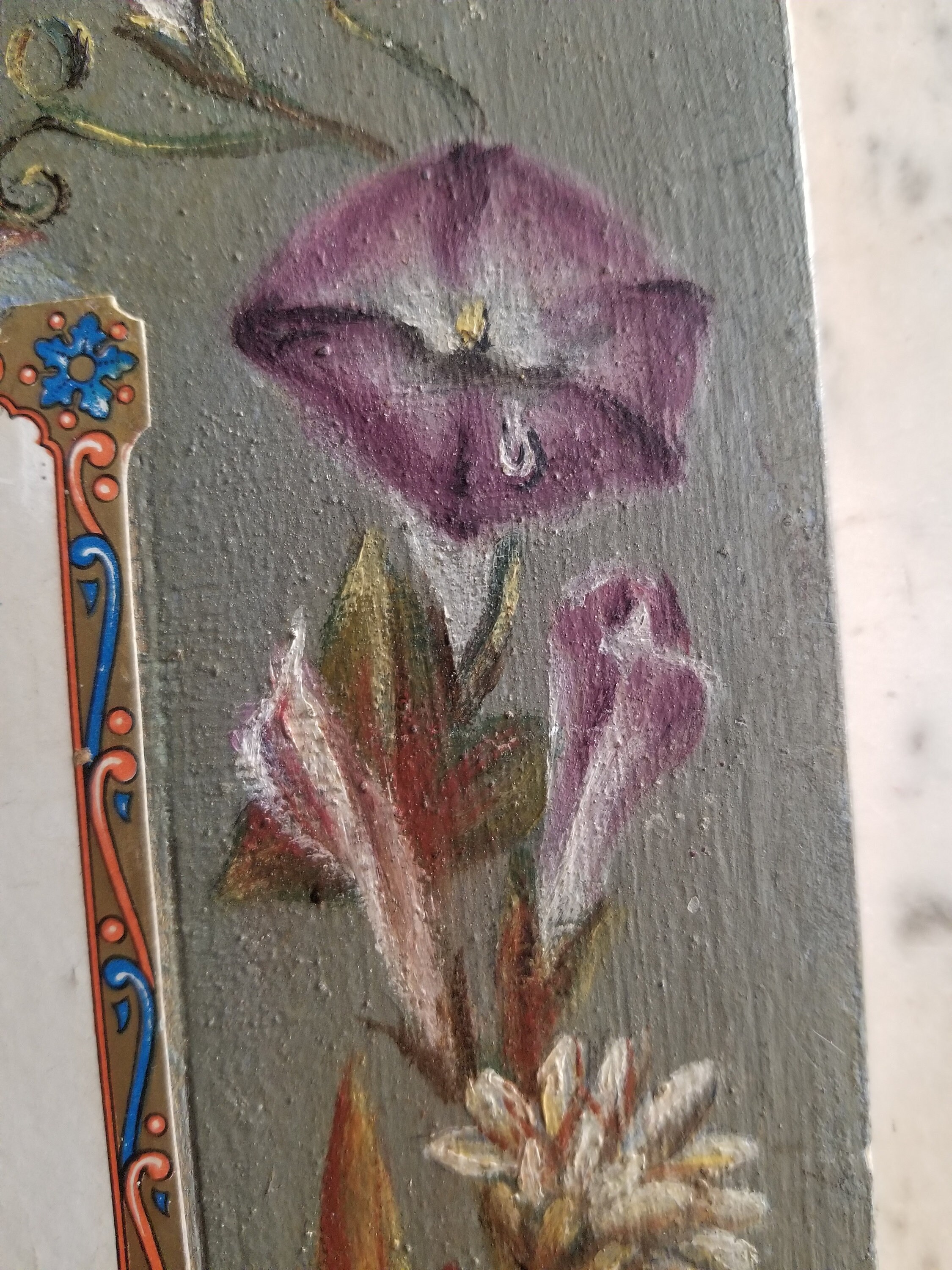 Antique Painted Frame Latin Catholic Mass Altar Card. Chritian - Etsy