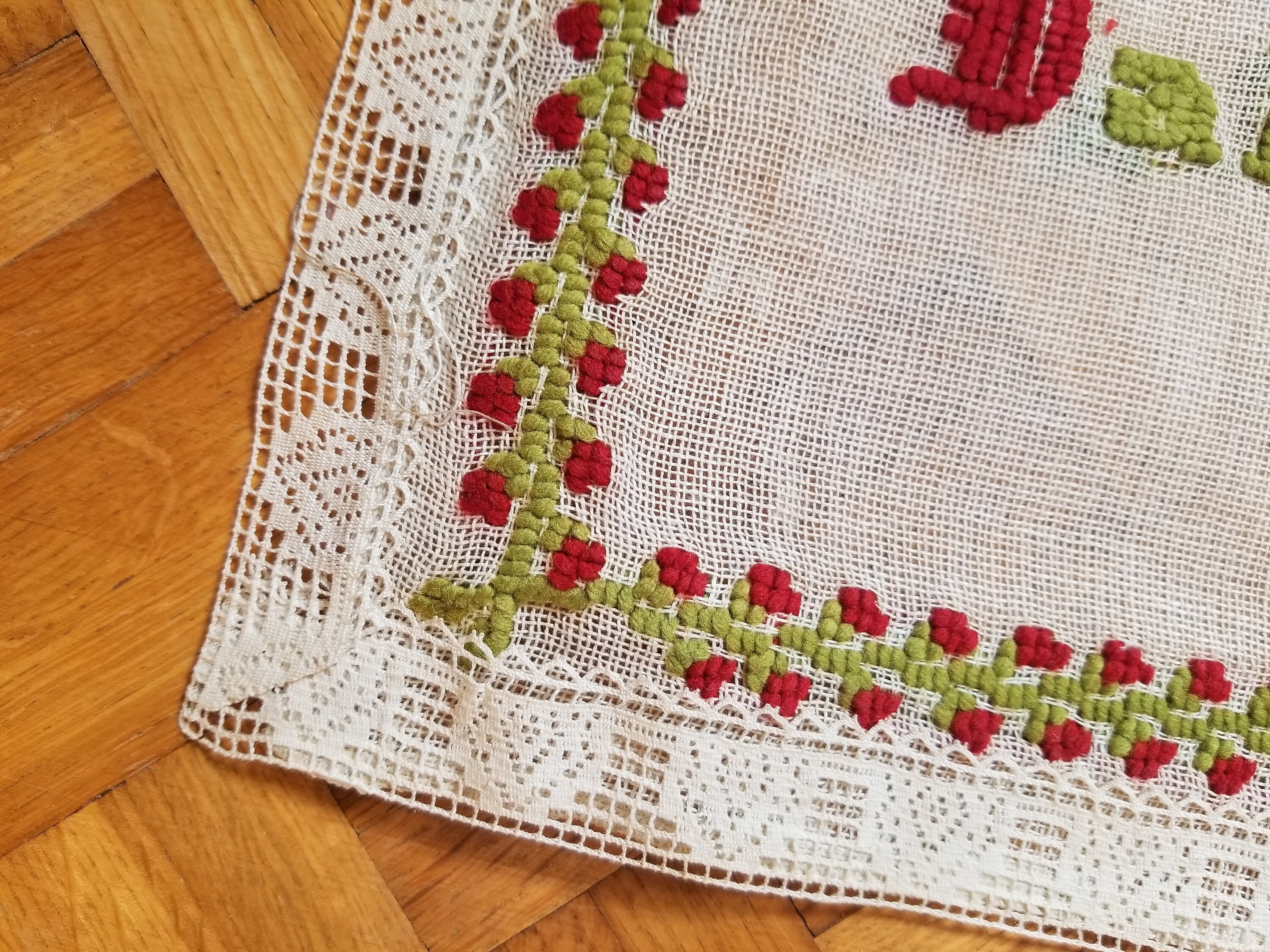 Antique French Cross Stitch / Sampler - Etsy