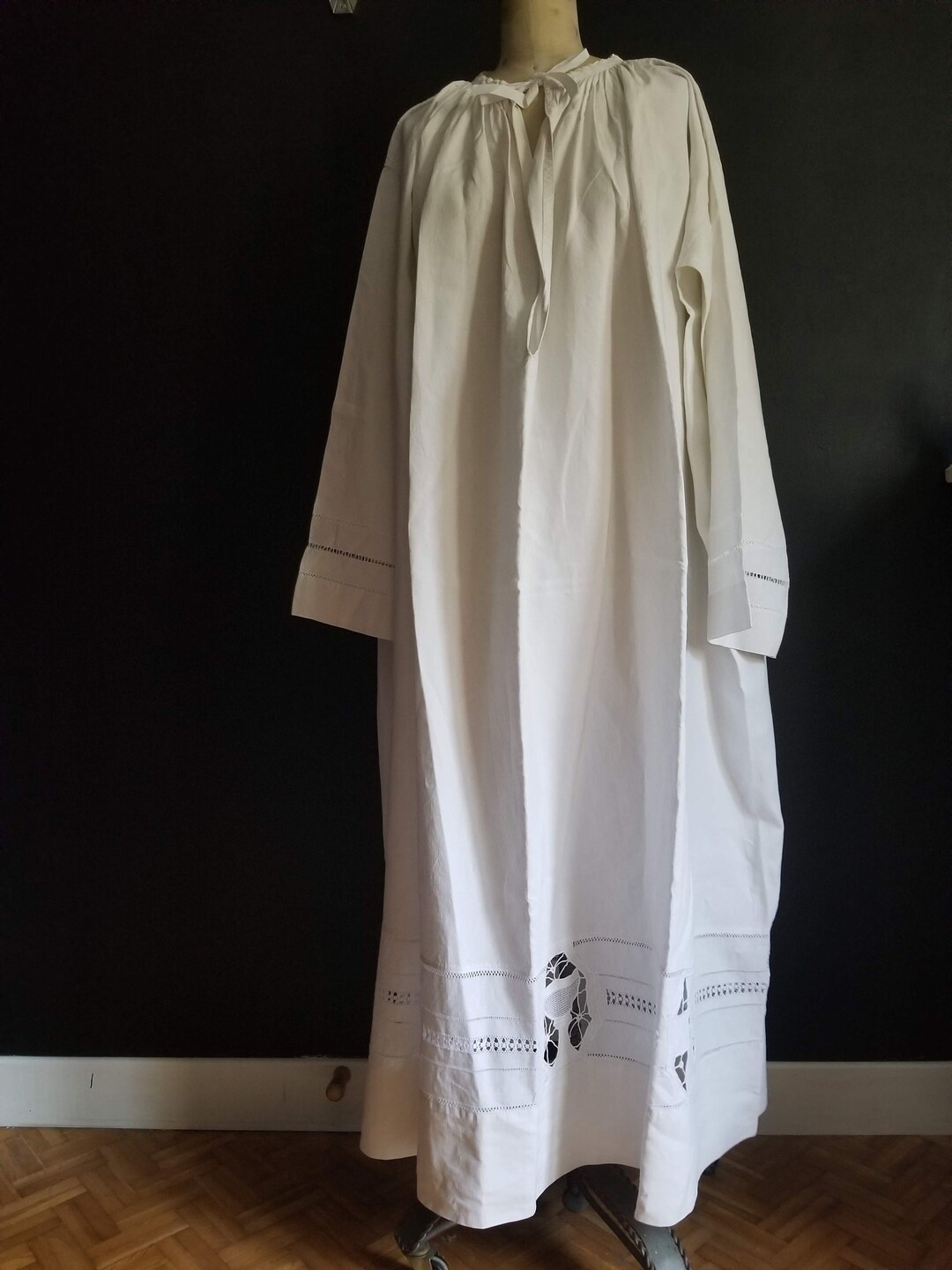 Antique Priest's Alb , Liturgical Vestment With Embroidery - Etsy