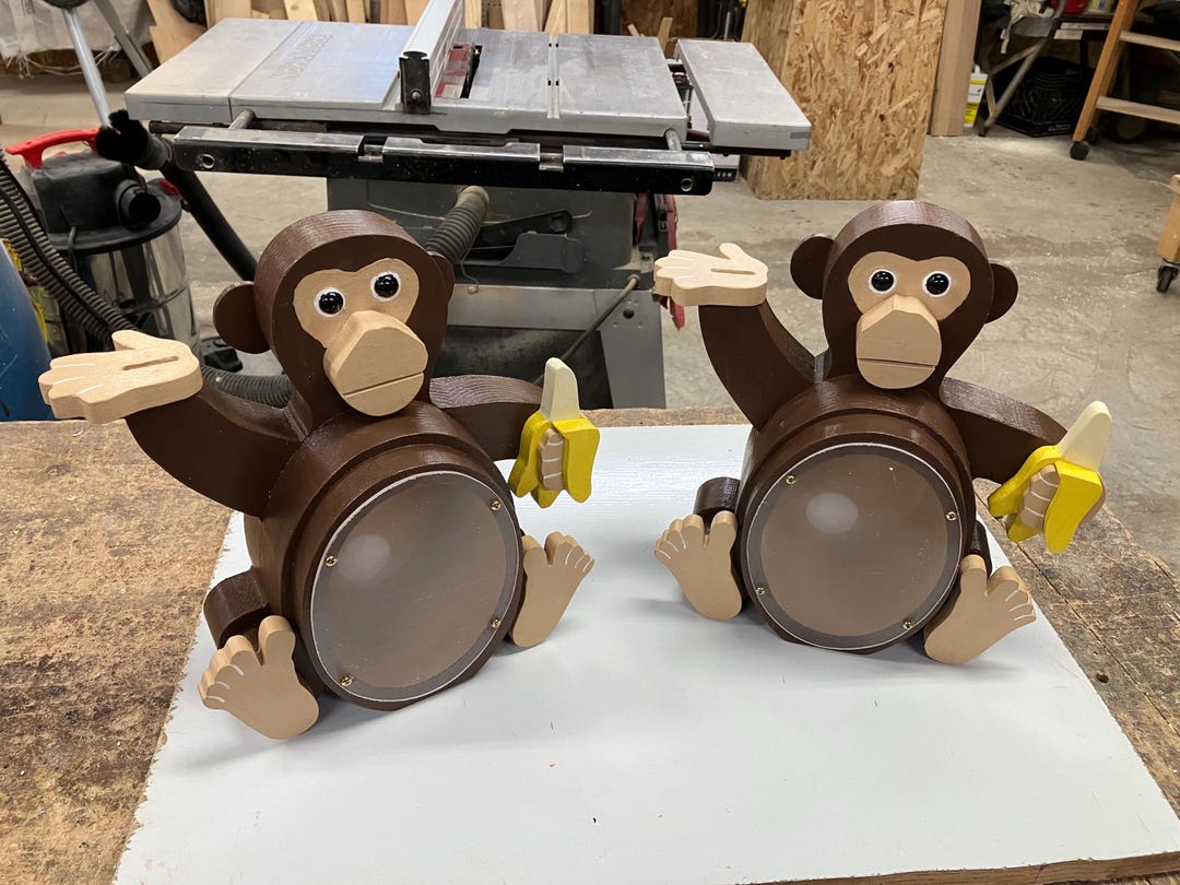 Monkey Piggy Bank - Etsy