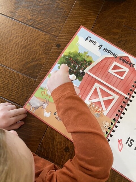 Personalized Kids Farm Activity Book - Children's Activity Book W/ Farm ...