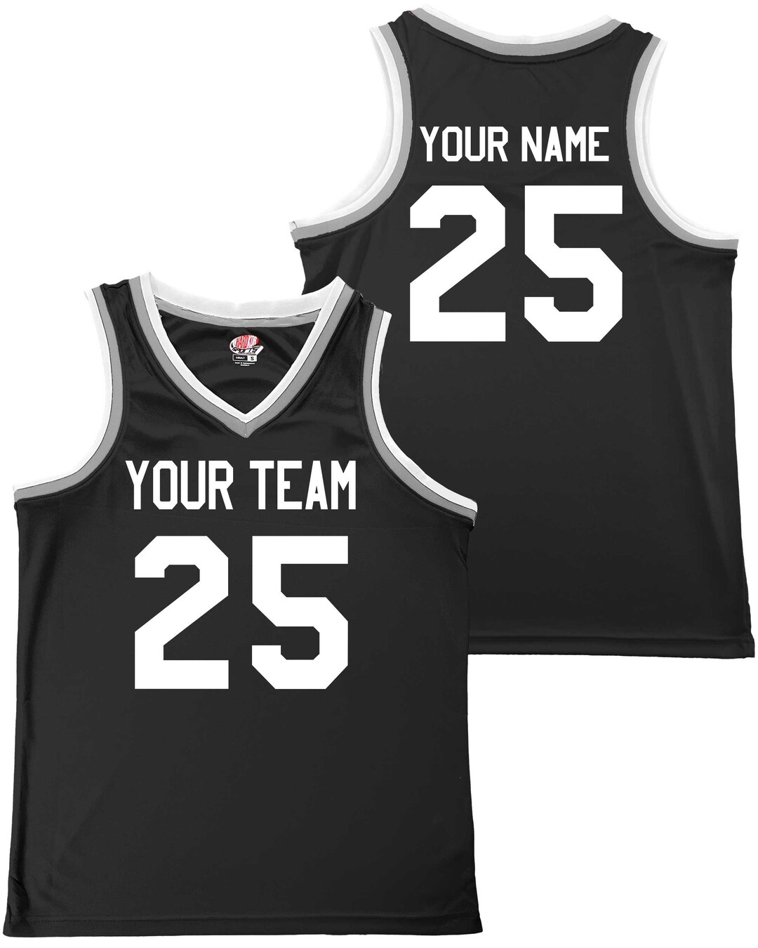 Custom Basketball Jersey | Add Matching Shorts for a Uniform | V-neck 2 ...