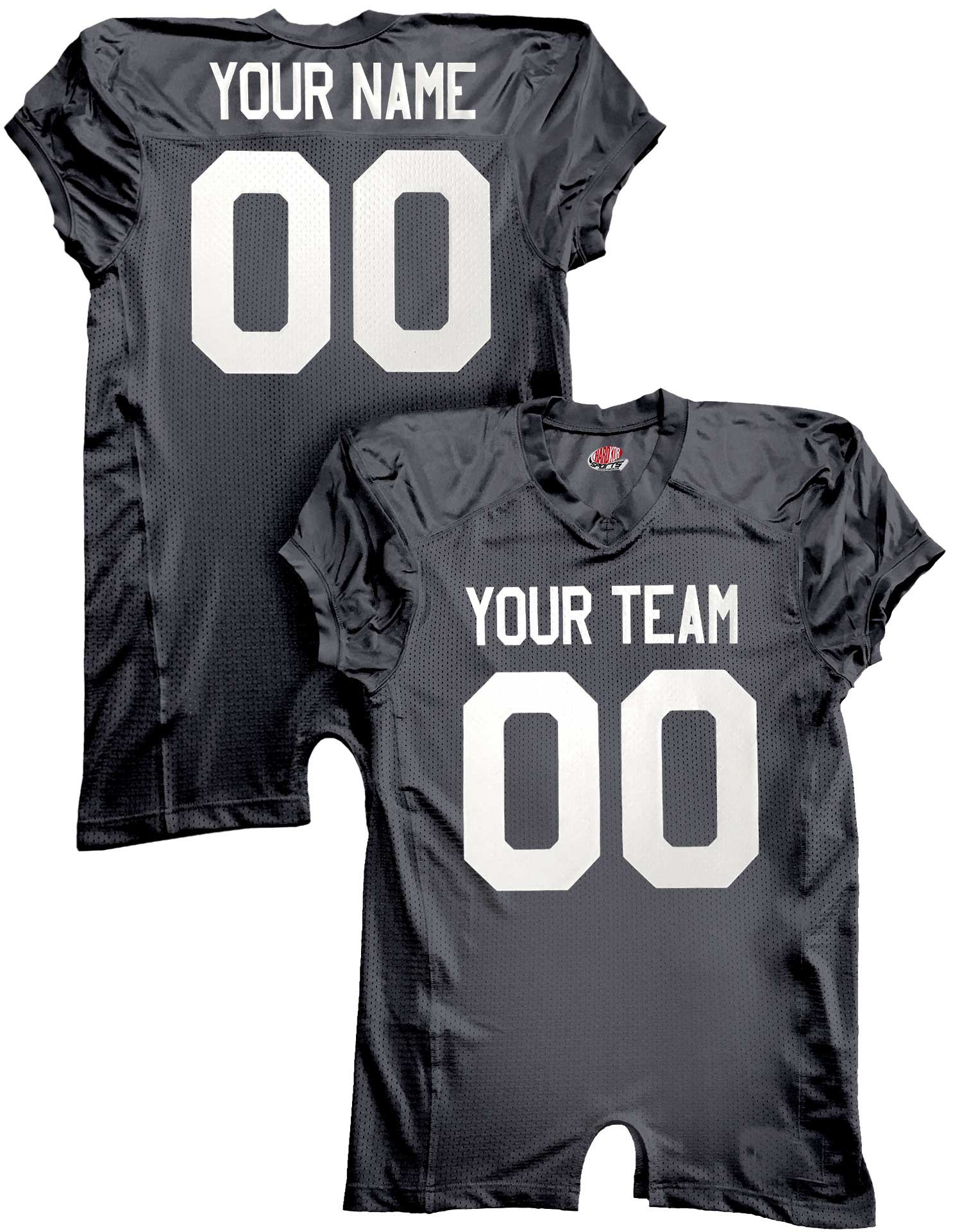 Custom Collegiate Fit Football Jersey | Purple, Orange, Forest Green ...