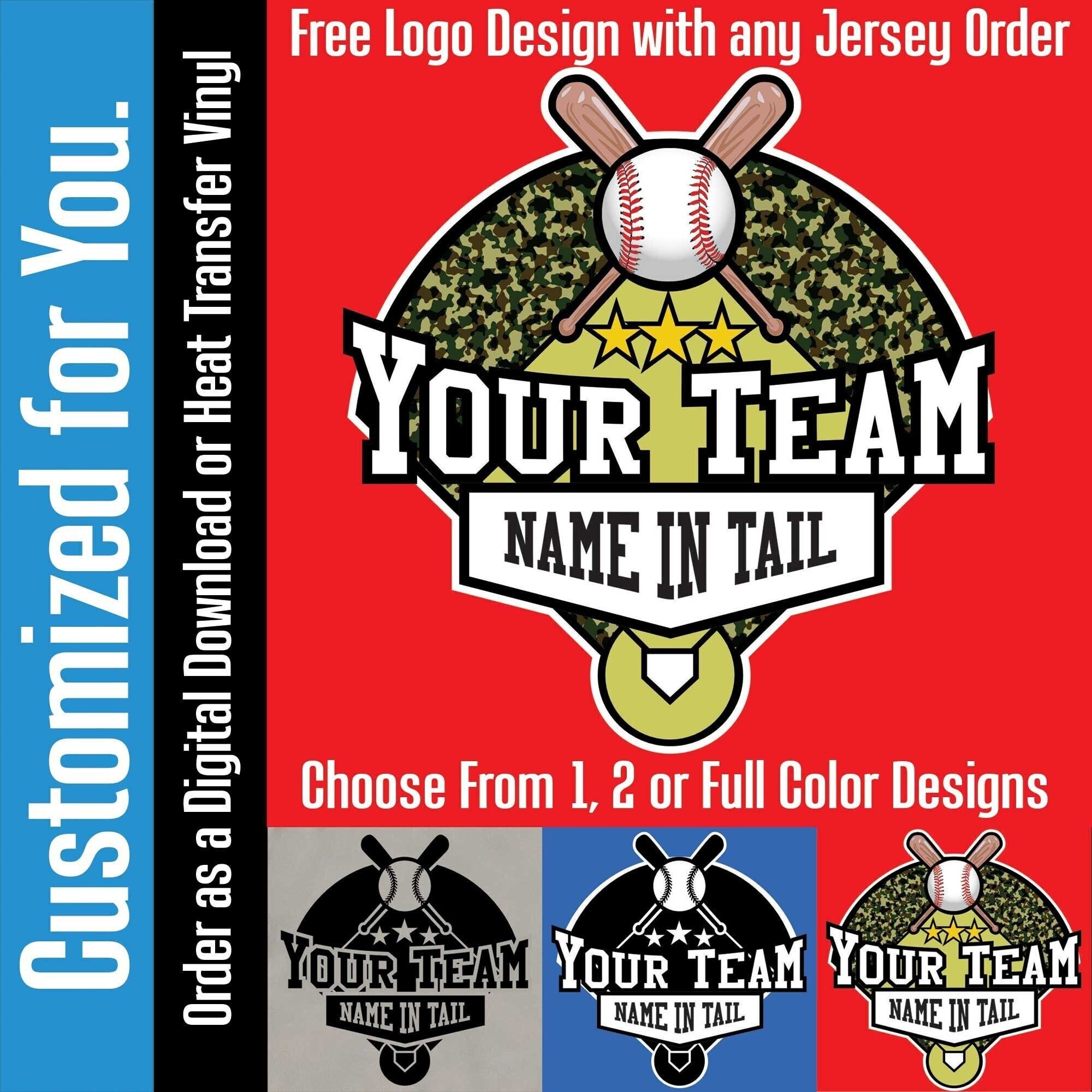 Custom Baseball Logo Design