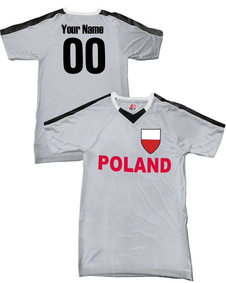 Custom Poland Soccer Jersey Design With Colorful Poland Shield Design ...