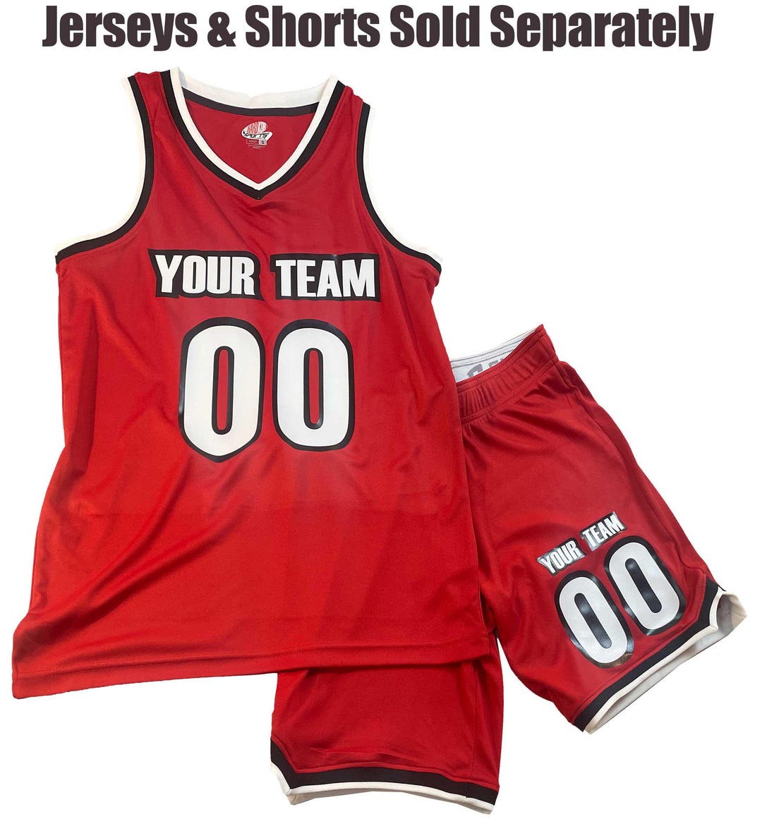 Retro Basketball Jersey With Vintage Vinyl Print and Optional Matching ...