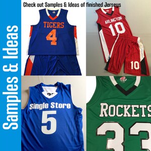Custom Basketball Jersey | Add Matching Shorts for a Uniform | V-neck 2 ...