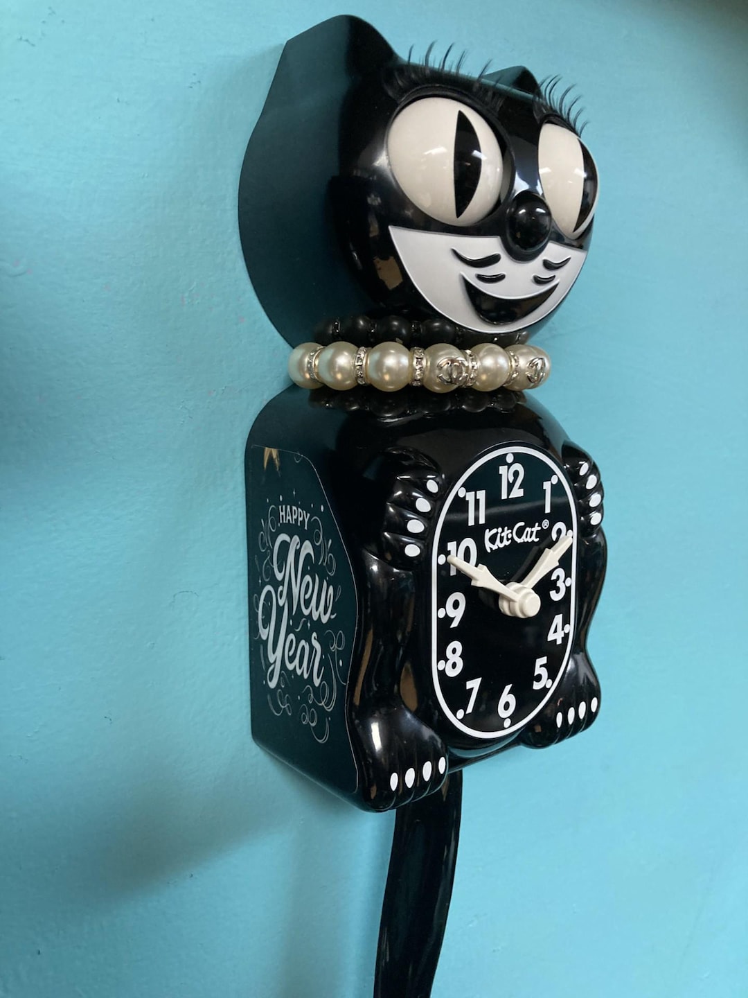 Coco Cat Clock, Dressed to the Nine Lives for the New Year - Etsy