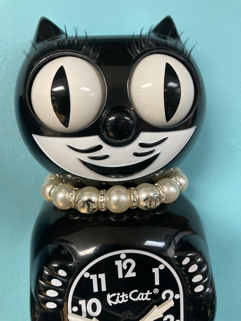 Coco Cat Clock, Dressed to the Nine Lives for the New Year - Etsy