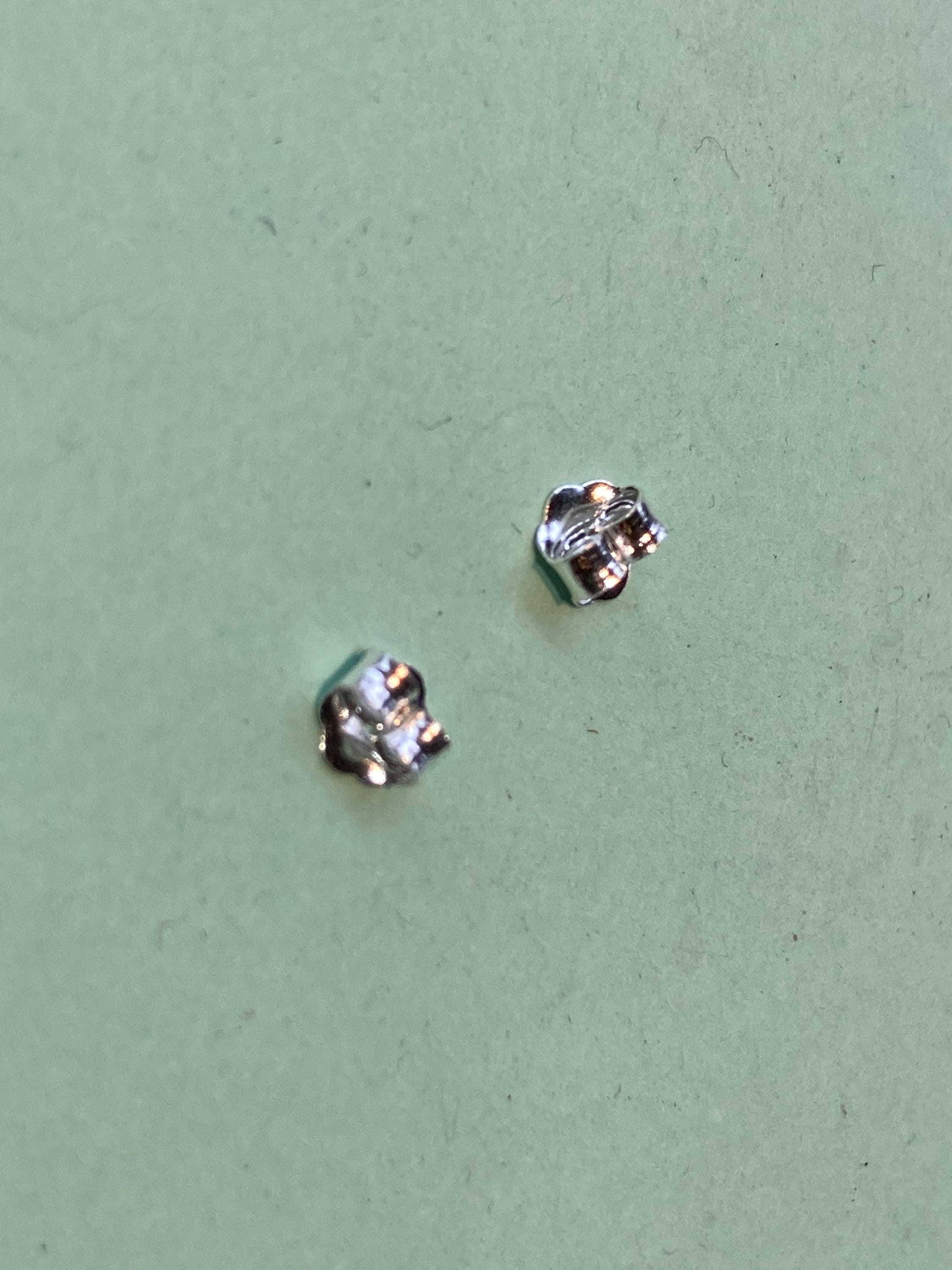Sterling Silver Earring Backs 4 pairs | Etsy