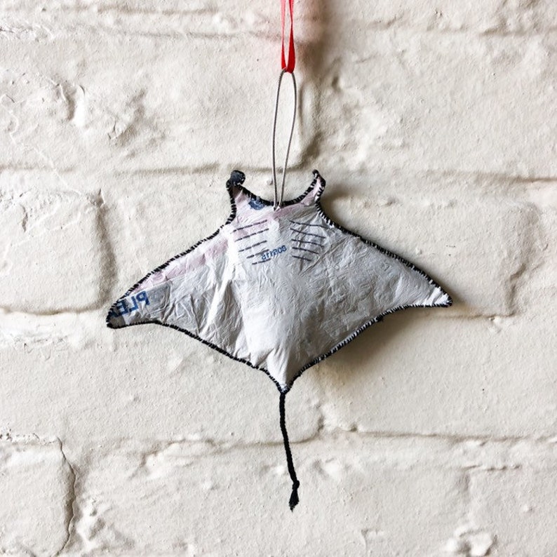 Manta Ray Ornament - Etsy