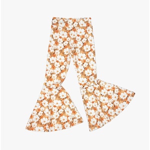 Kids Bell Bottoms Sewing Pattern (PDF): Flare Leggings, Sizes 0 Months ...