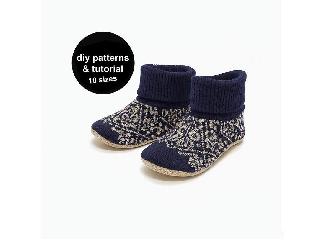 Baby Bootie Sewing Pattern: Reversible Fabric Shoes (PDF Pattern) - Etsy