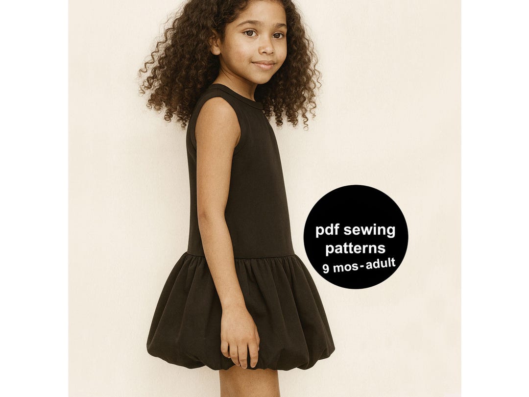 Dress Sewing Pattern With Balloon Skirt: Baby/kids Puffy Skirt Tutorial ...