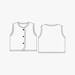 Baby Vest Sewing Pattern to Complete a Birthday Outfit. Sew Vests for ...
