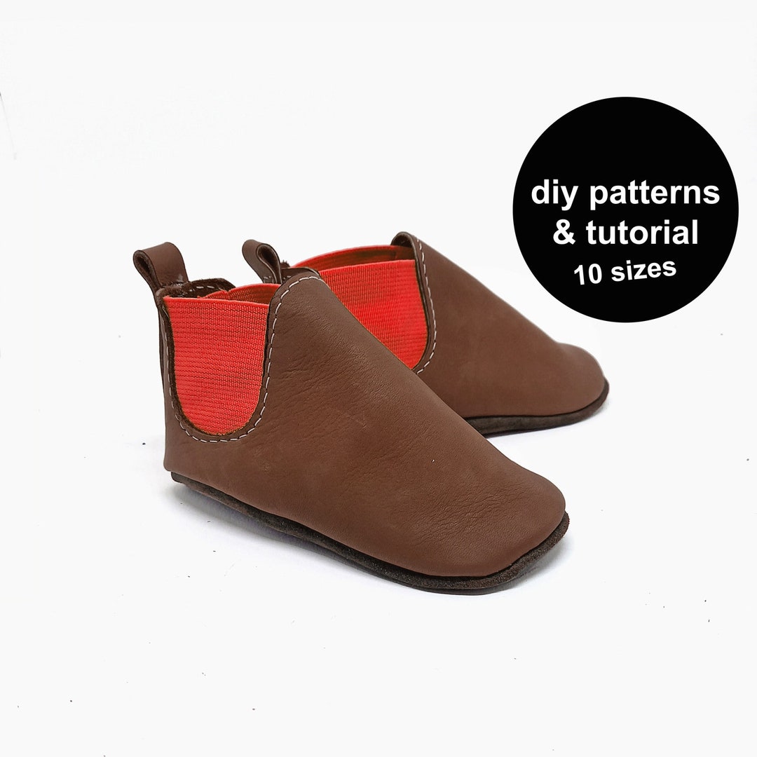 Baby Booties Sewing Pattern: DIY Infant Shoes Template (PDF) - Etsy