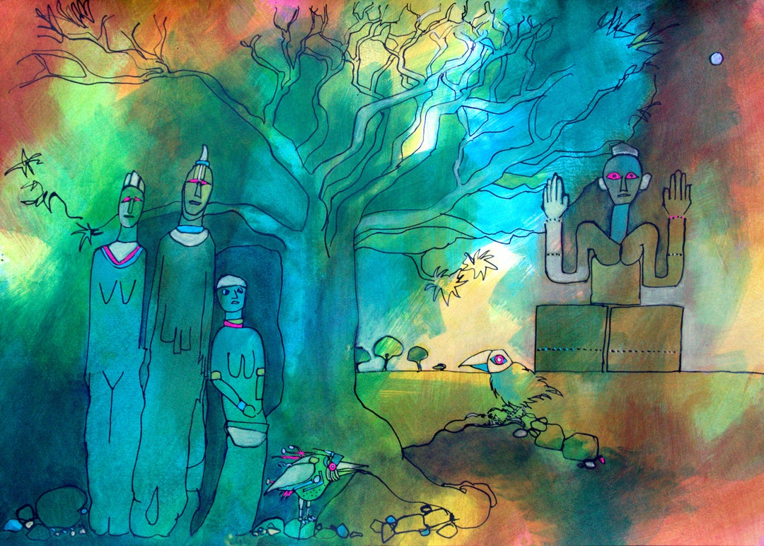 Beware of False Gods (original Painting) - Etsy