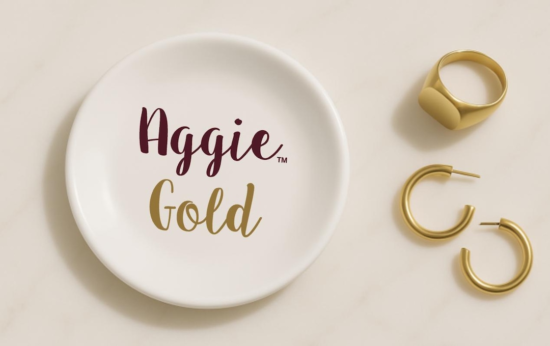 Texas A&M Ring Dish: Aggie Grad Gift, Aggie Ring Day, Aggie Ring Dish ...