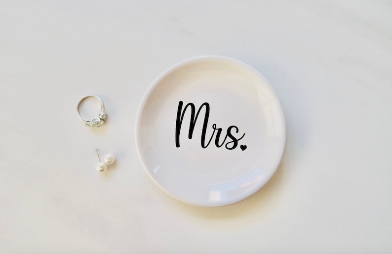 Mrs Ring Dish, Valentines Day, Future Mrs Gift, Engagement Gift ...