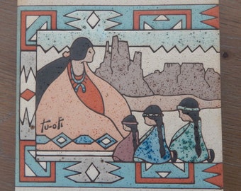 Native American Tile | Etsy