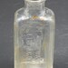 2 ANTIQUE JOHNSONS BOTTLES 1 Blue and 1 Clear Glass Medicine Bottle ...